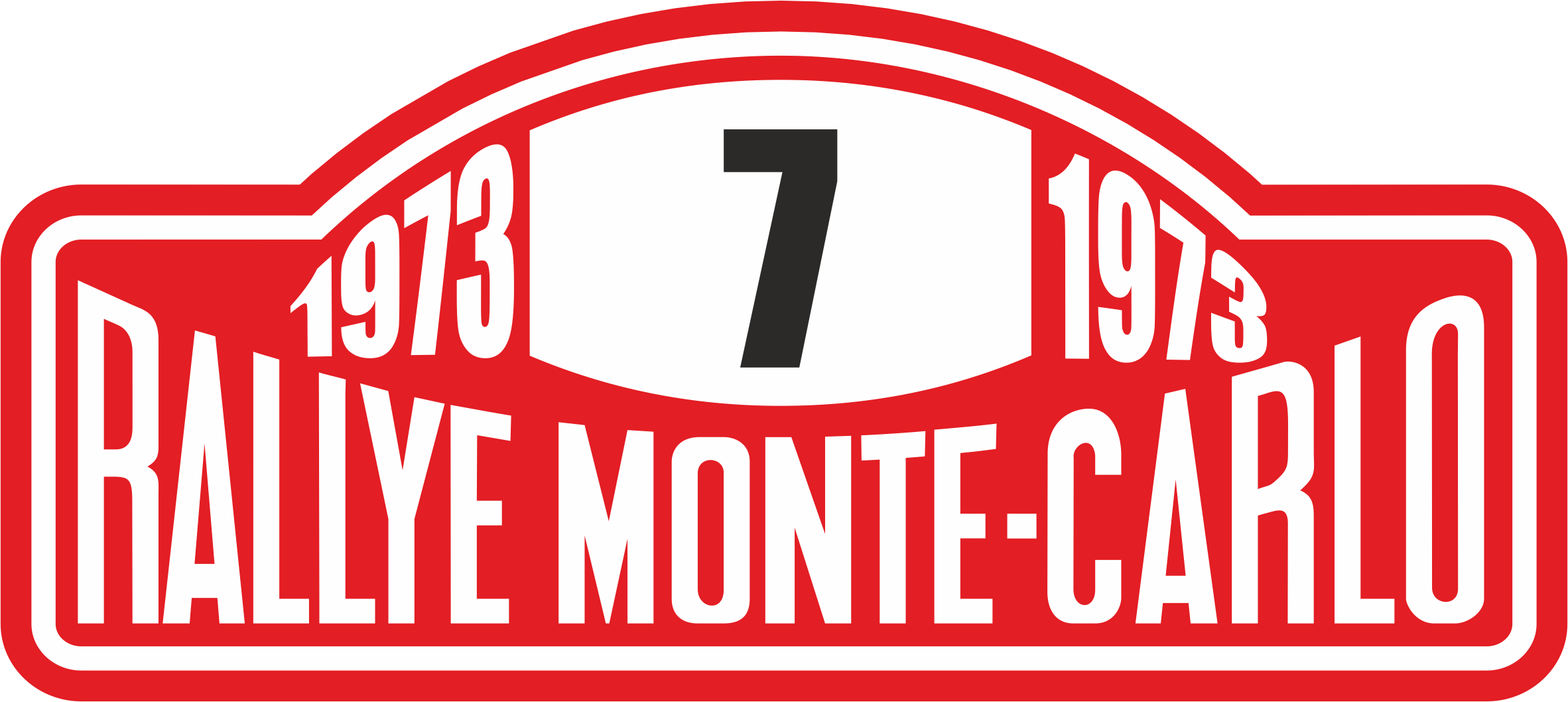 Sticker mural Rallye Monte-Carlo 1973 | WebStickersMuraux.com
