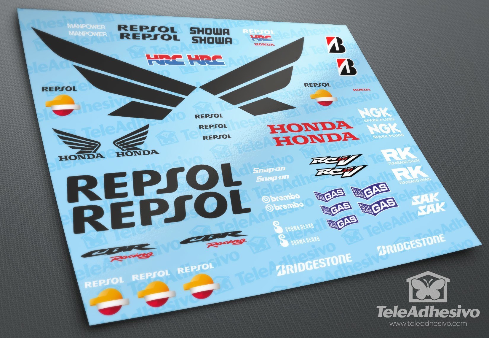 Autocollants Kit Honda CBR Repsol Racing