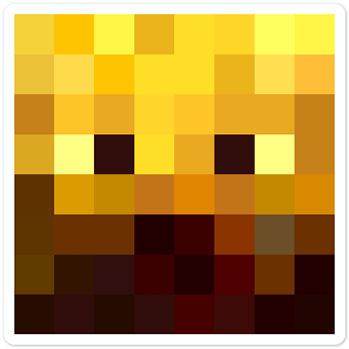 Stickers muraux Tête Minecraft 3